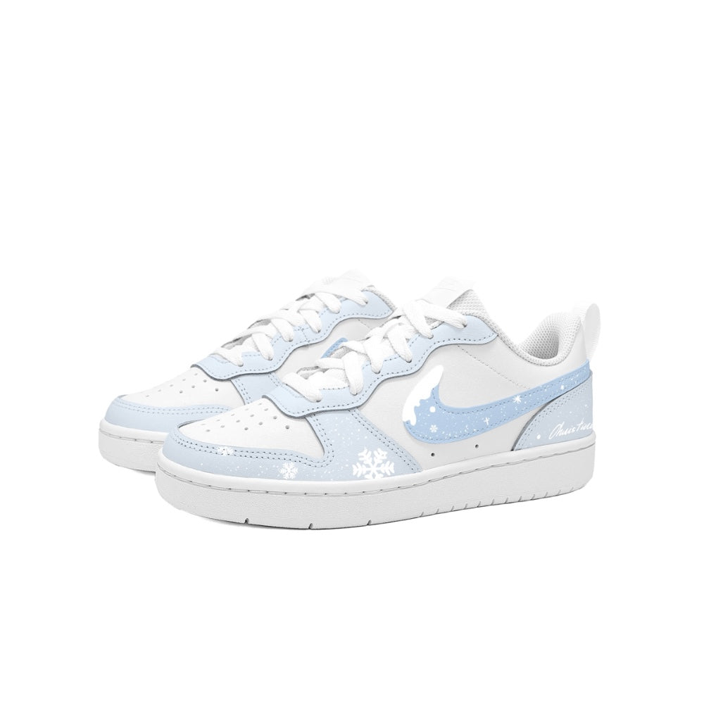 Nike Court Borough Snowflake – Solely丨Crafted Solely Customs